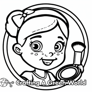 Makeup Coloring Pages - Free & Printable!