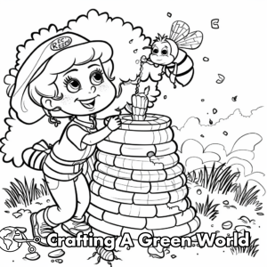 Beehive Coloring Pages - Free & Printable!
