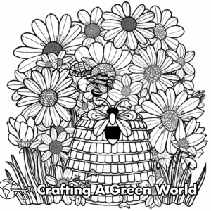 Beehive Coloring Pages - Free & Printable!