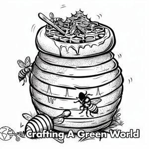 Beehive Coloring Pages - Free & Printable!