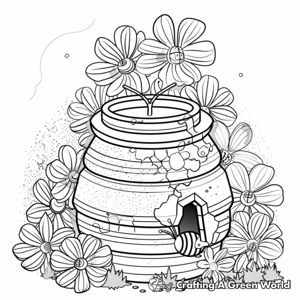 Beehive Coloring Pages - Free & Printable!