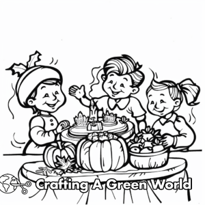 Christian Thanksgiving Coloring Pages - Free & Printable!
