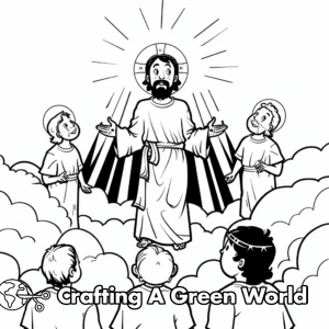 Transfiguration Coloring Pages - Free & Printable!