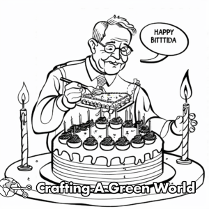 Happy Birthday Grandpa Coloring Pages - Free & Printable!