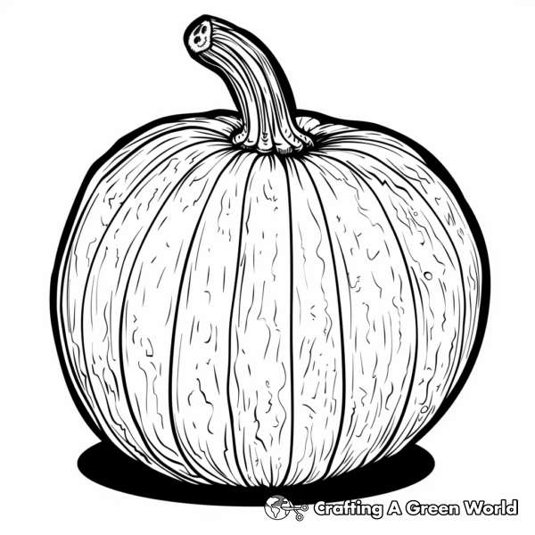 Blank Pumpkin Coloring Pages - Free & Printable!