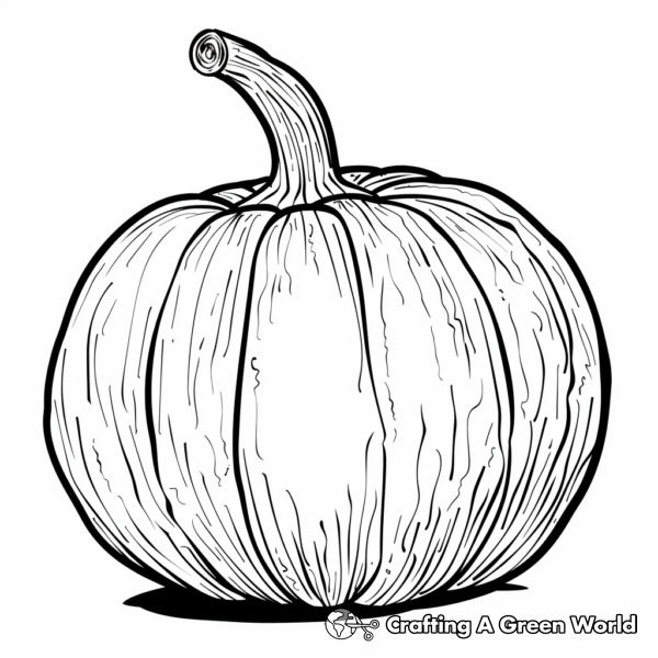 Blank Pumpkin Coloring Pages - Free & Printable!