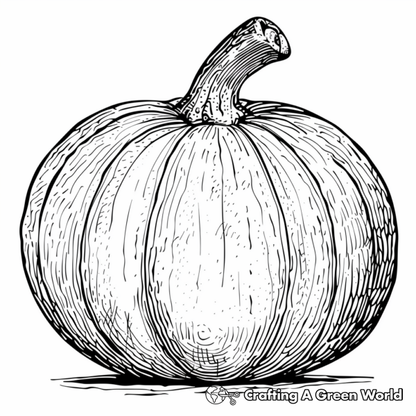 Blank Pumpkin Coloring Pages - Free & Printable!