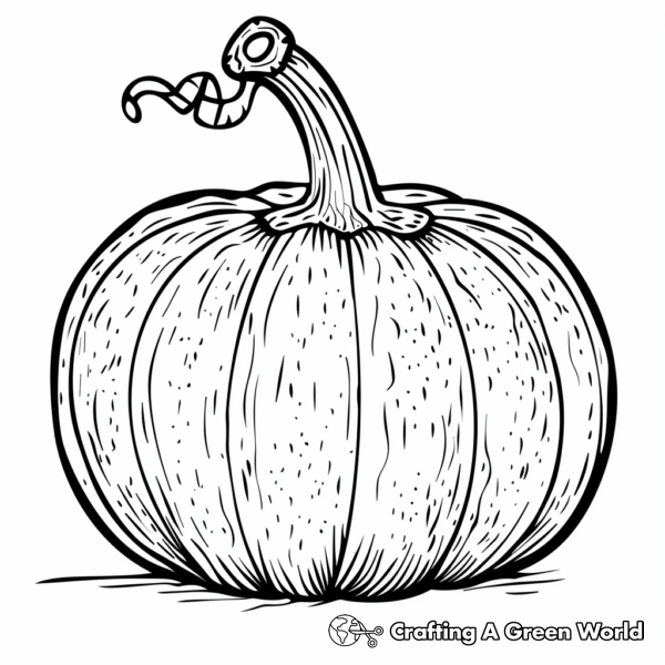 Blank Pumpkin Coloring Pages - Free & Printable!