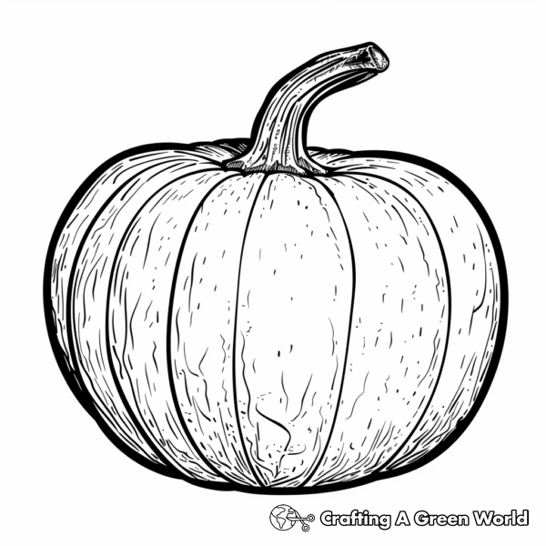 Blank Pumpkin Coloring Pages - Free & Printable!