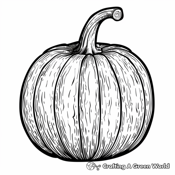 Blank Pumpkin Coloring Pages - Free & Printable!