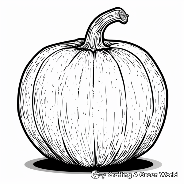 Blank Pumpkin Coloring Pages - Free & Printable!