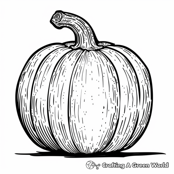 Blank Pumpkin Coloring Pages - Free & Printable!