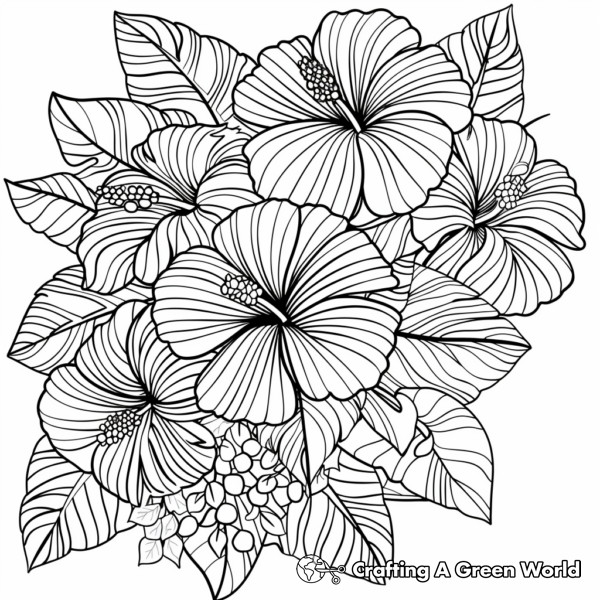 Luau Coloring Pages - Free & Printable!