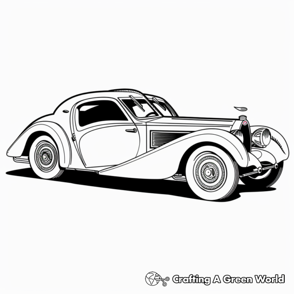 Bugatti Coloring Pages - Free & Printable!