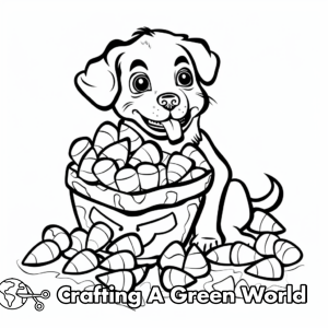 Halloween Dog Coloring Pages - Free & Printable!