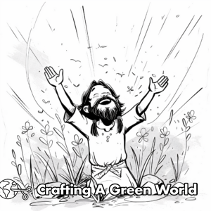 He Is Risen Coloring Pages - Free & Printable!