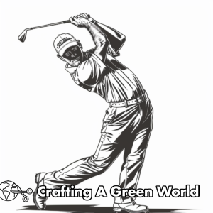 Golf Coloring Pages - Free & Printable!