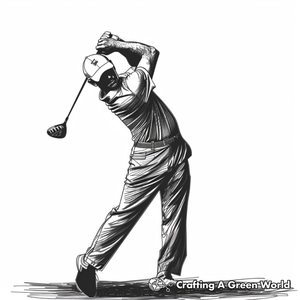 Golf Coloring Pages - Free & Printable!