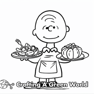 Charlie Brown Thanksgiving Coloring Pages - Free & Printable!
