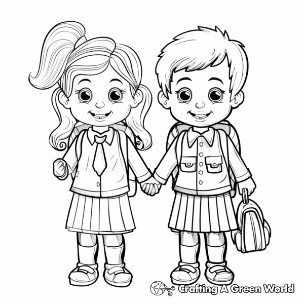 Outfits Coloring Pages - Free & Printable!