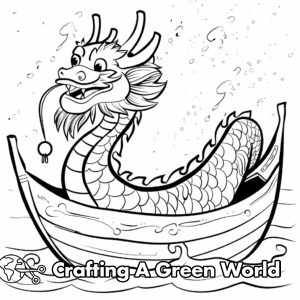 Chinese New Year Dragon Coloring Pages - Free & Printable!