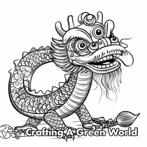 Chinese New Year Dragon Coloring Pages - Free & Printable!