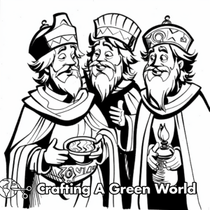 Wise Men Coloring Pages - Free & Printable!