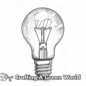 Light Bulb Coloring Pages - Free & Printable!