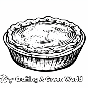 Pumpkin Pie Coloring Pages - Free & Printable!