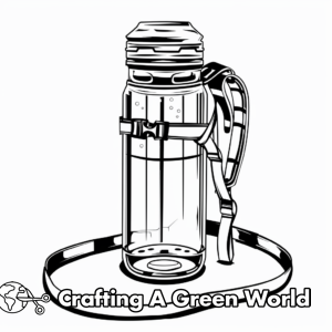 Water Bottle Coloring Pages - Free & Printable!
