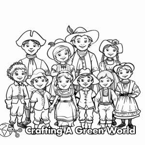 13 Colonies Coloring Pages - Free & Printable!