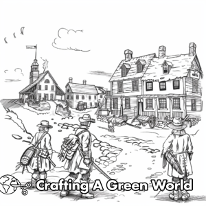 13 Colonies Coloring Pages - Free & Printable!