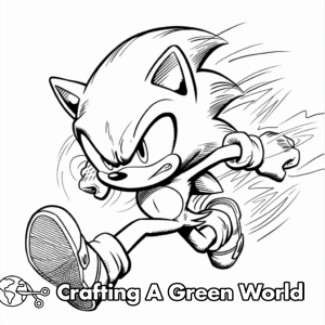 Sonic Boom Sonic Coloring Pages - Free & Printable!