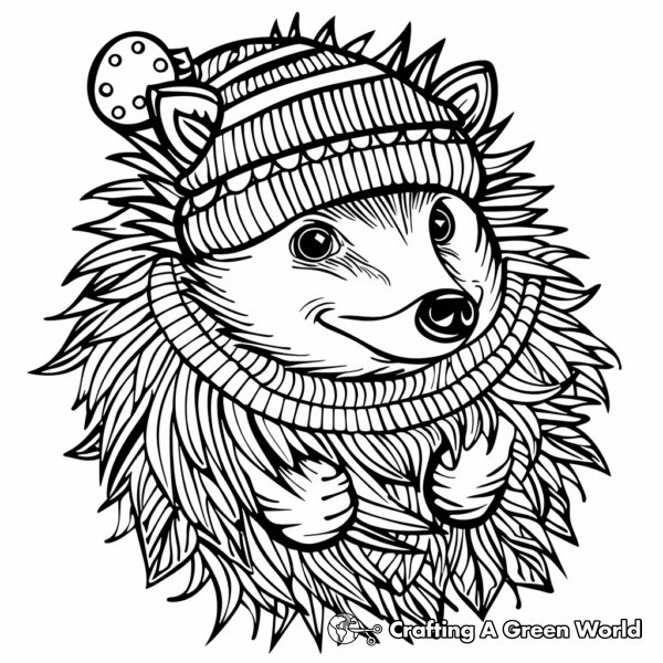 Christmas Animal Coloring Pages - Free & Printable!