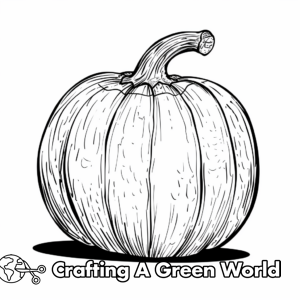 Blank Pumpkin Coloring Pages - Free & Printable!