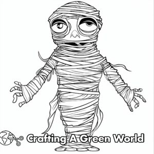Mummy Coloring Pages - Free & Printable!