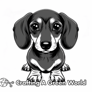 Dachshund Coloring Pages - Free & Printable!