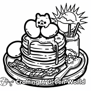 Simple Kawaii Food Coloring Pages - Free & Printable!