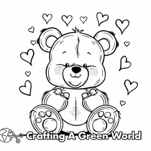 Preschool Valentines Coloring Pages - Free & Printable!