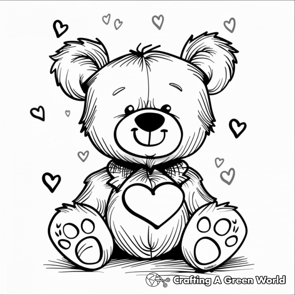 Preschool Valentines Coloring Pages - Free & Printable!