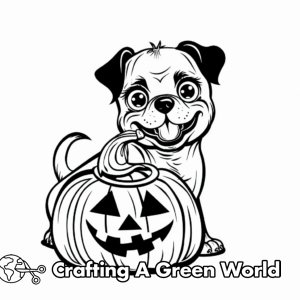 Halloween Dog Coloring Pages - Free & Printable!