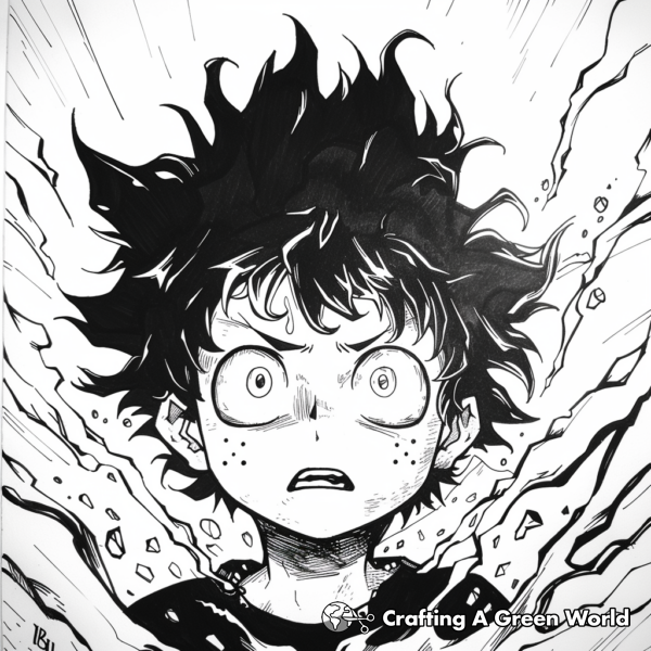Deku Coloring Pages - Free & Printable!