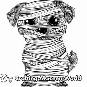 Halloween Dog Coloring Pages - Free & Printable!