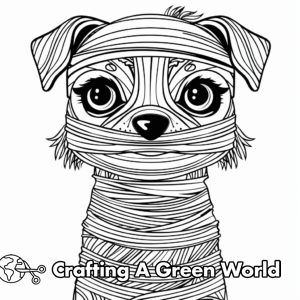 Halloween Dog Coloring Pages - Free & Printable!