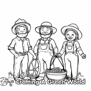 Pioneers Coloring Pages - Free & Printable!