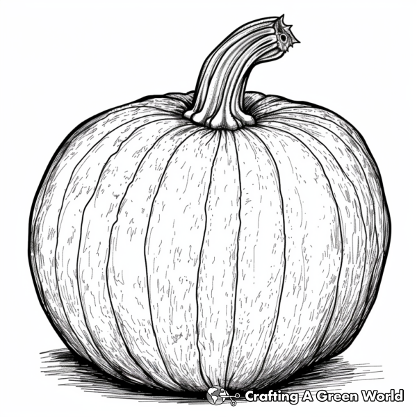 Blank Pumpkin Coloring Pages - Free & Printable!