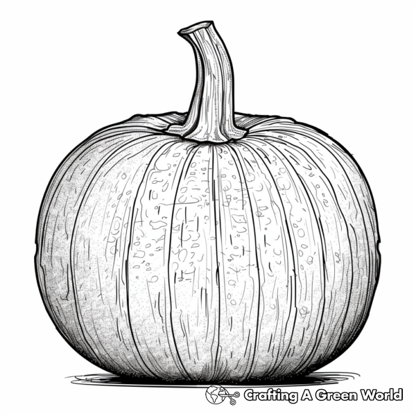 Blank Pumpkin Coloring Pages - Free & Printable!