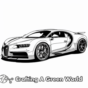 Bugatti Coloring Pages - Free & Printable!