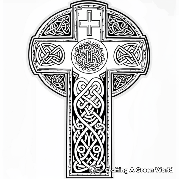 Easter Cross Coloring Pages - Free & Printable!