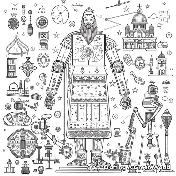 Renaissance Coloring Pages - Free & Printable!